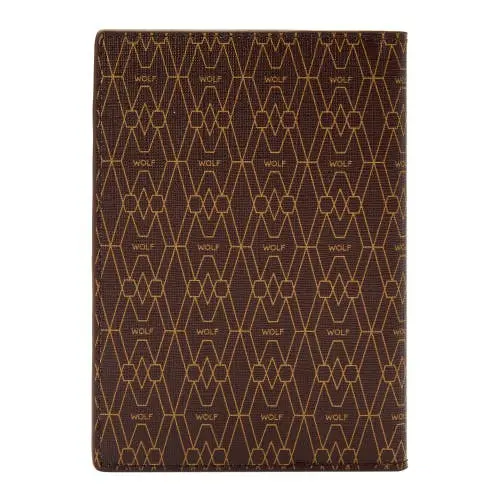 Wolf Signature Passport Sleeve - Brown