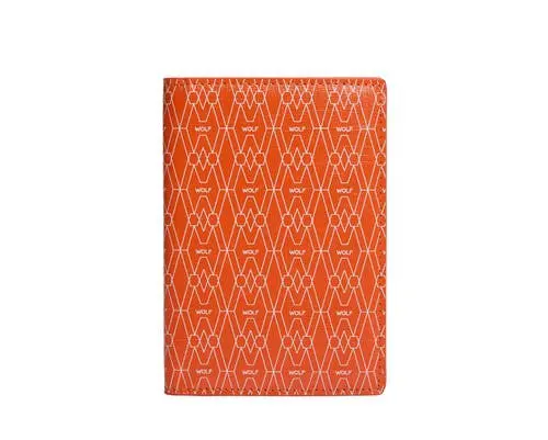 Wolf Signature Passport Sleeve - Orange