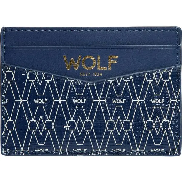 Wolf Signature Cardholder - Blue