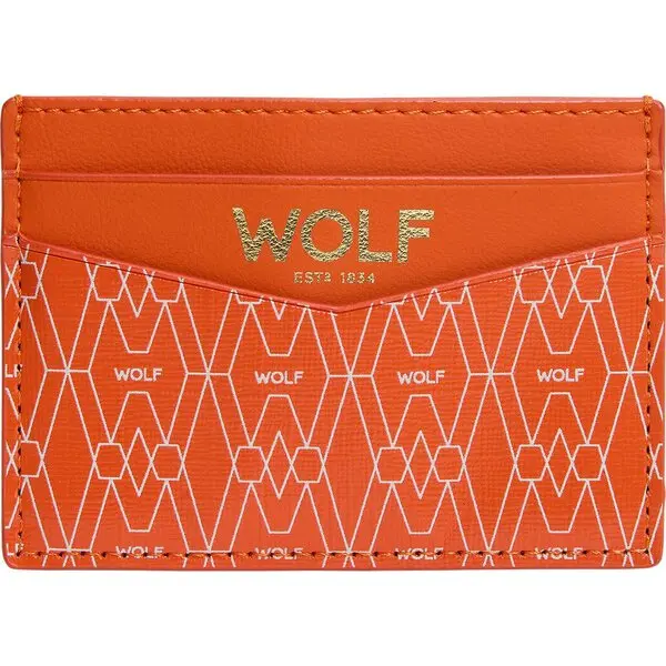 Wolf Signature Cardholder - Orange
