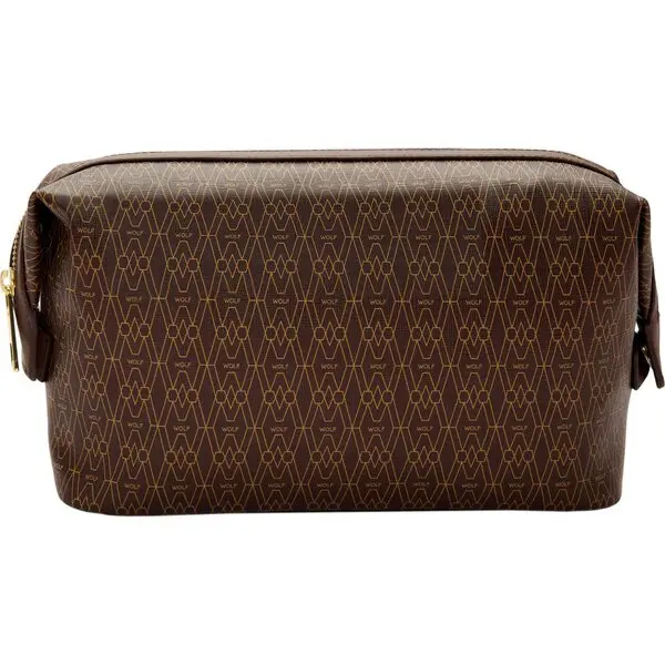 Wolf Signature Washbag - Brown