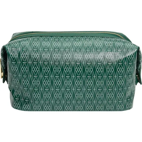 Wolf Signature Washbag - Green