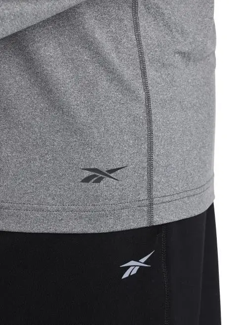 REEBOK Big & Tall Long-sleeve Base Layer Top - Granite
