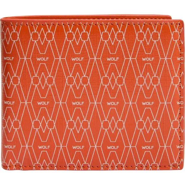 Wolf Signature Billfold - Orange