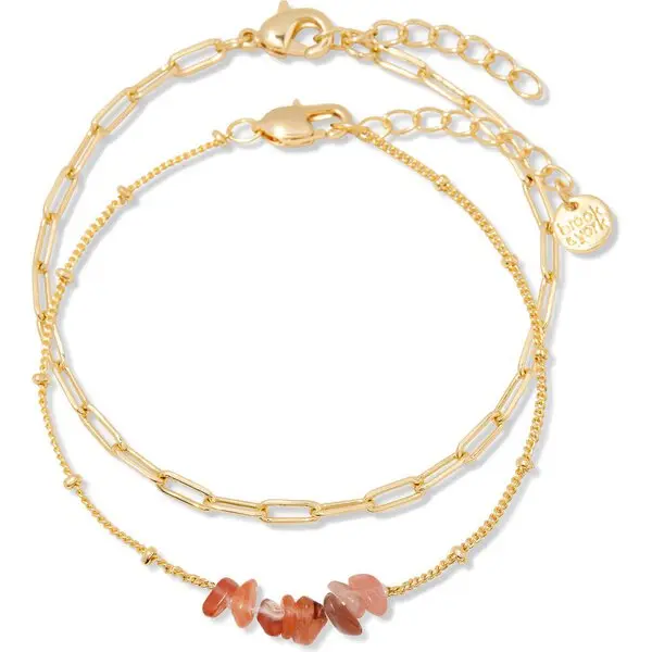 BROOK & YORK Alex Stacked Bracelet Set - Gold July