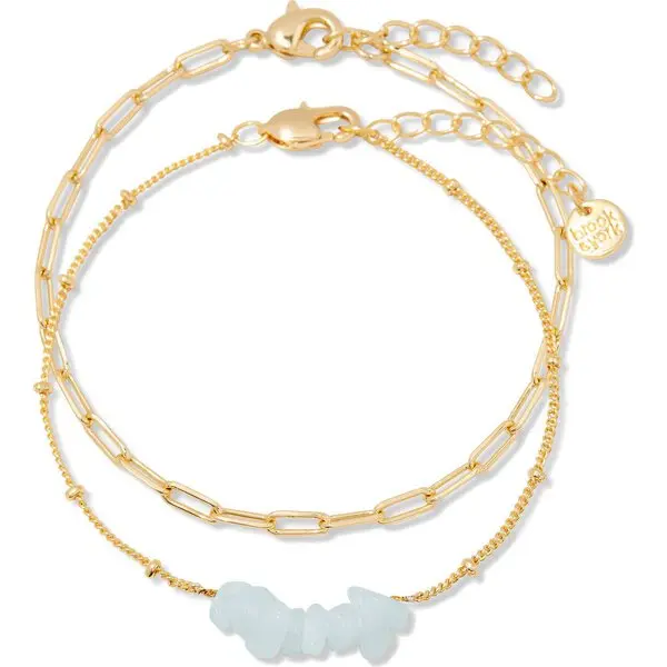 BROOK & YORK Alex Stacked Bracelet Set - Gold March