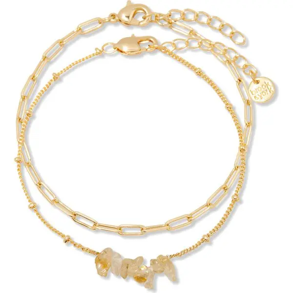 BROOK & YORK Alex Stacked Bracelet Set - Gold November
