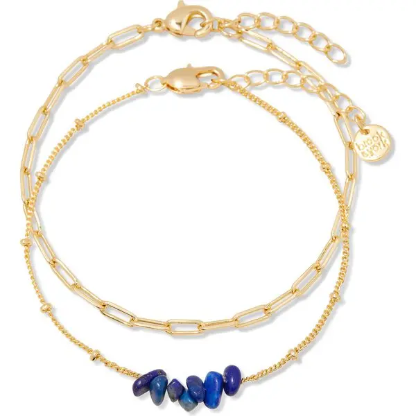 BROOK & YORK Alex Stacked Bracelet Set - Gold September