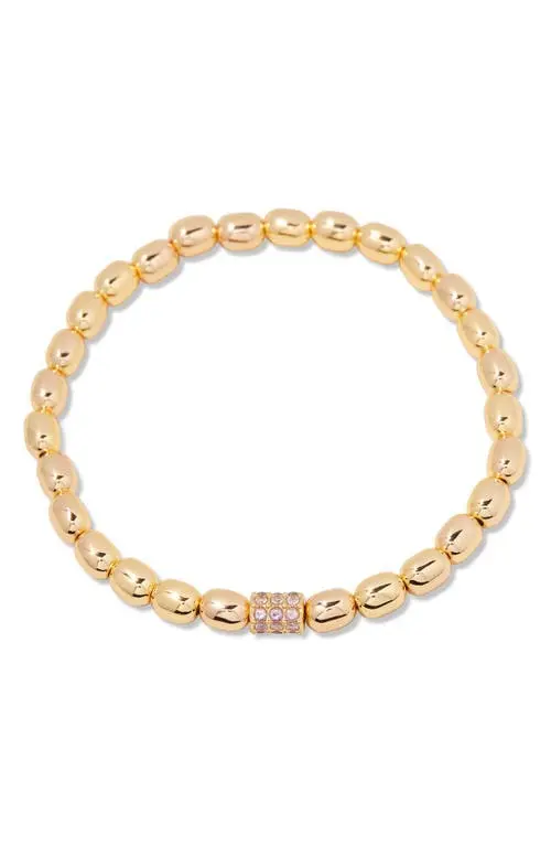 BROOK & YORK Brei Birthstone Beaded Bracelet - Gold June