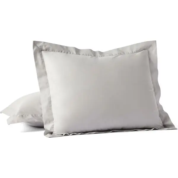 COYUCHI Count Organic Cotton Percale Pillow Sham - Seal