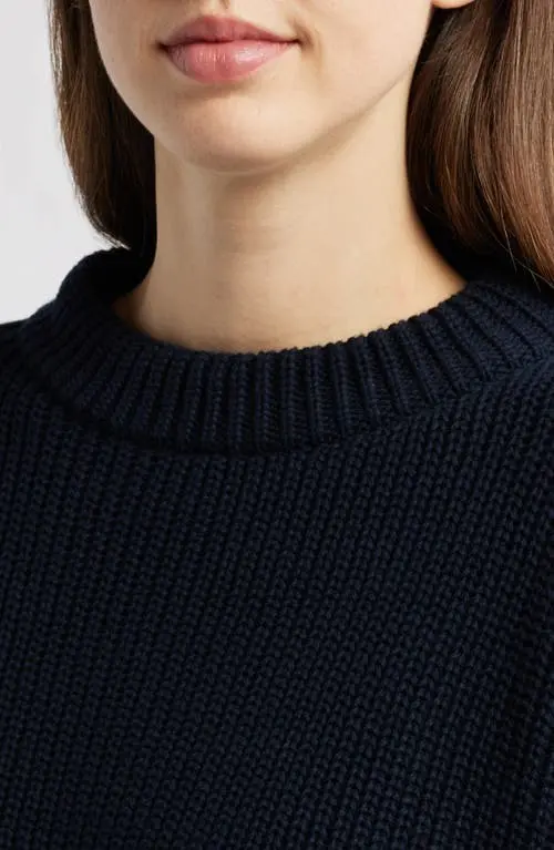 Frank & Eileen Montecito Cotton Sweater - Marine