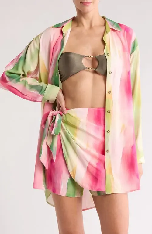 BOAMAR Marcia Button-up Cover-up - Fuzzy