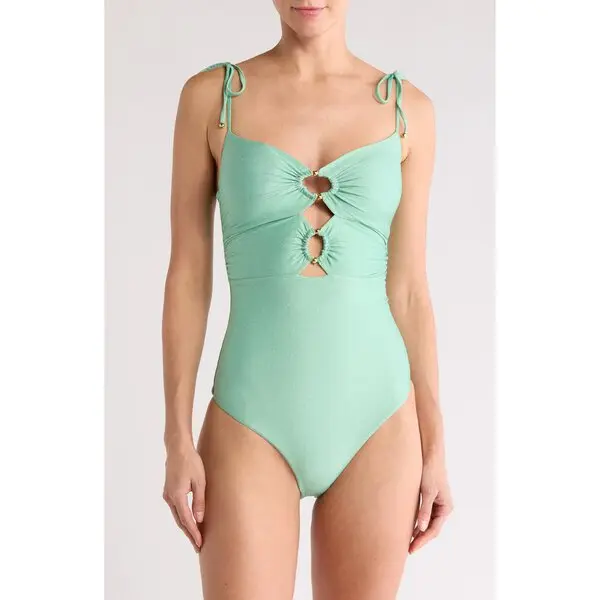 BOAMAR Nobu One-piece Swimsuit - Pesto