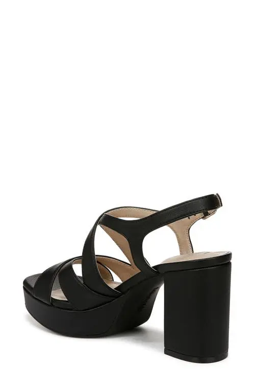 LIFESTRIDE Adrianna Slingback Platform Sandals - Black