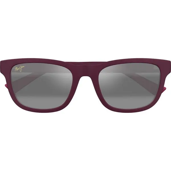 Maui Jim Kapii 54mm Square Sunglasses - Purple/ Neutral Grey