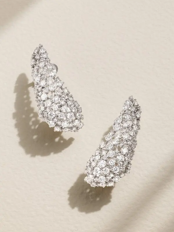 ANANYA Scatter Diamond Earrings - Silver