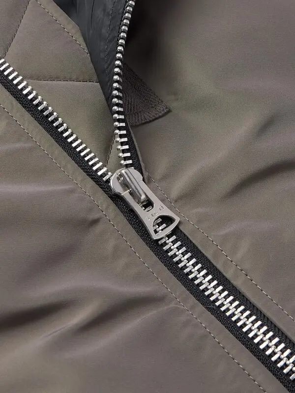 Sacai Padded Nylon-twill Bomber Jacket - Gray
