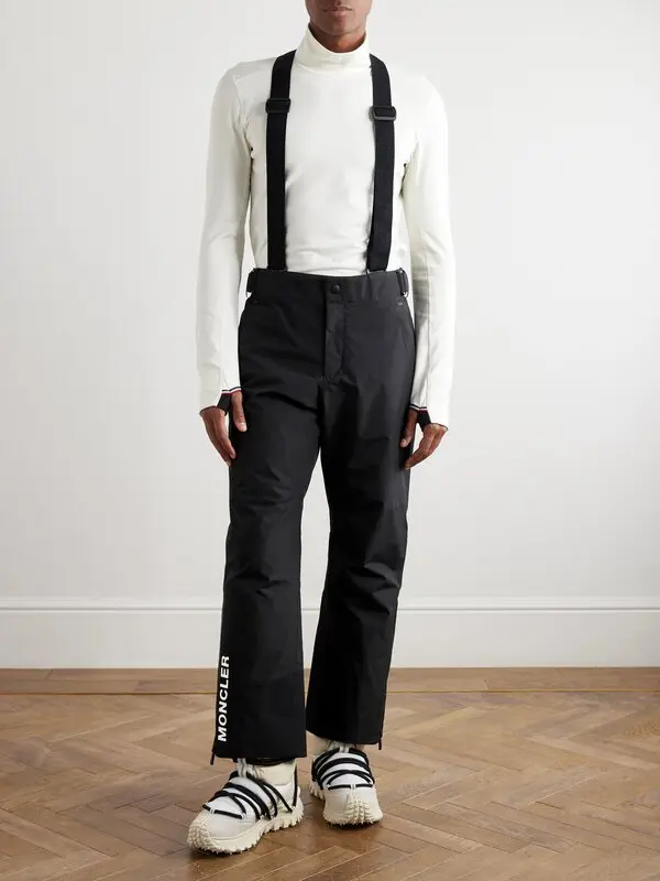 Moncler Straight-leg Logo-print Padded Ski Salopettes