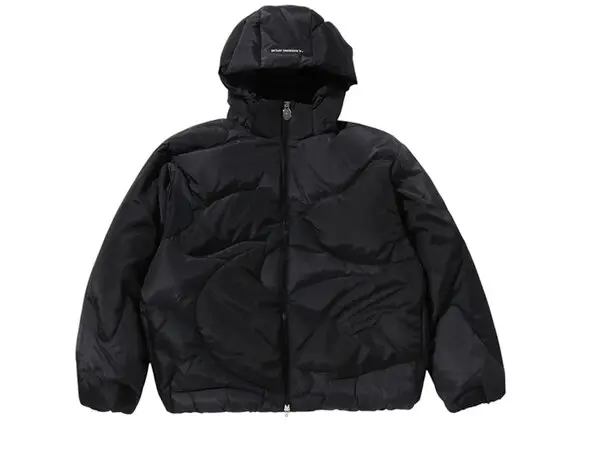 A BATHING APE 1st Camo Nylon Down Jacket - Black
