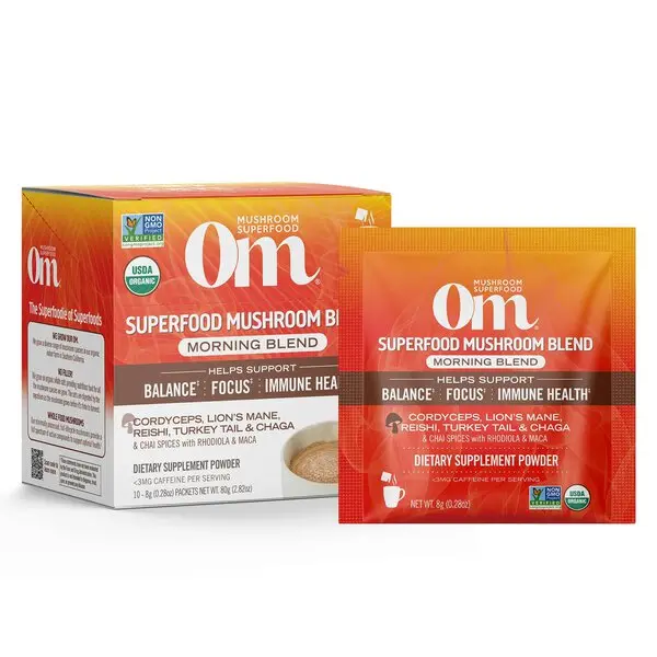 OM MUSHROOM Morning Energy Blend 10 Packets - One-color