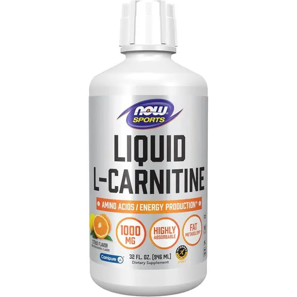 NOW SPORTS L-carnitine Liquid 1000mg Citrus Flavor - One-color