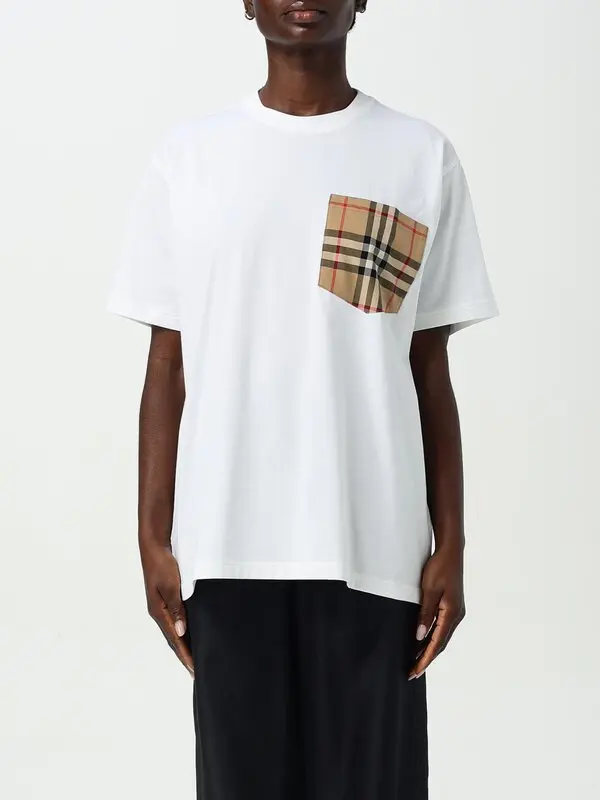 Burberry Pocket Detail T-shirt - White