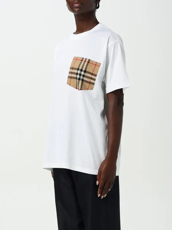 Burberry Pocket Detail T-shirt - White
