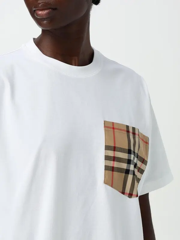 Burberry Pocket Detail T-shirt - White