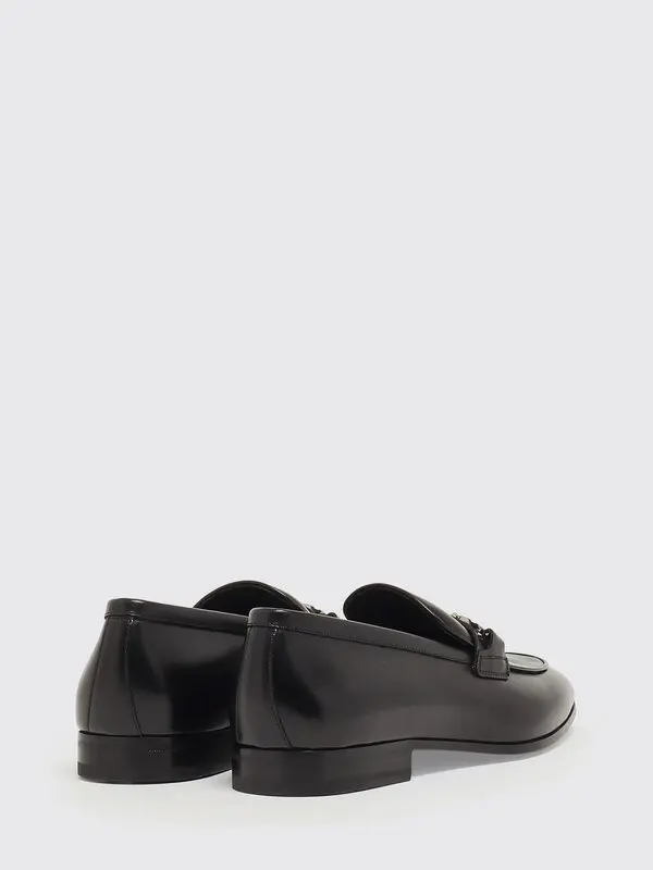 FERRAGAMO Gancini Leather Loafers