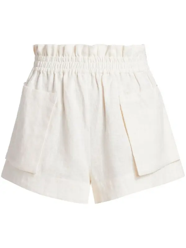 HEVRON Mira Shorts - Neutrals