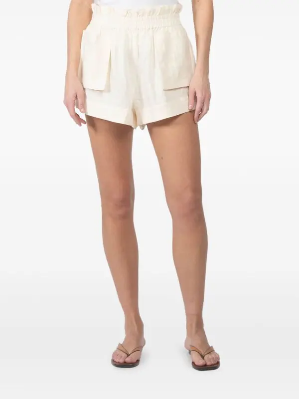 HEVRON Mira Shorts - Neutrals