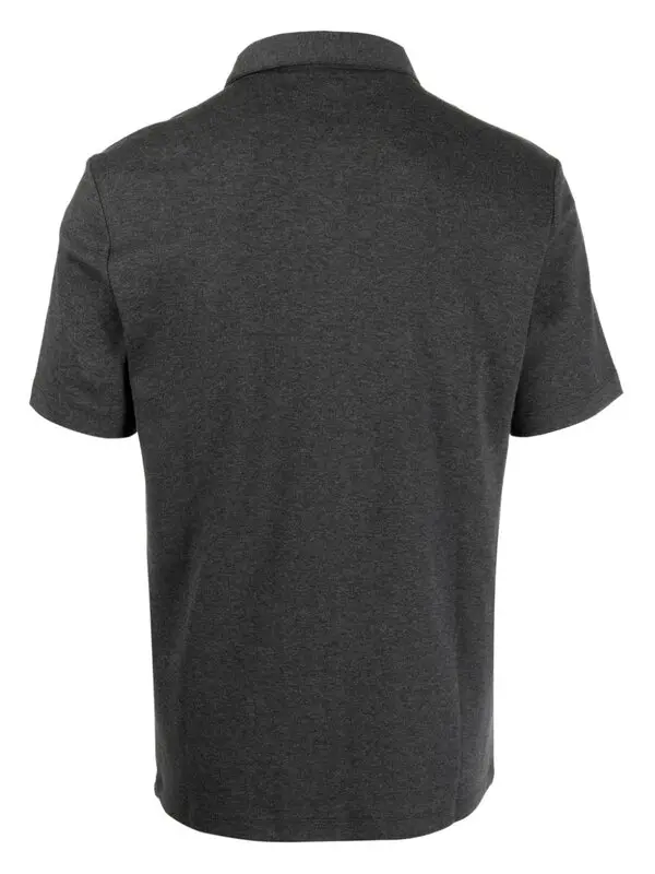 Michael Kors Logo-embroidered Cotton Polo Shirt - Grey