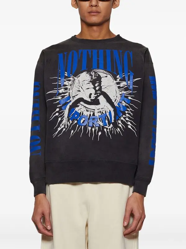 SAINT MXXXXXX Graphic-print Sweatshirt