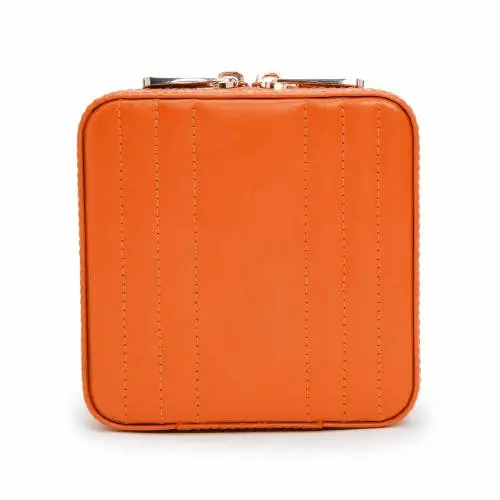 Wolf Maria Small Zip Jewelry Case - Tangerine