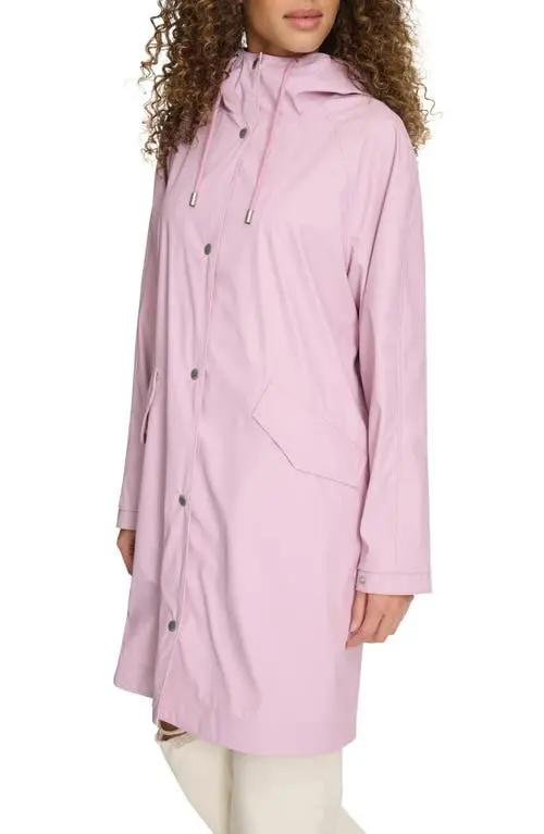 LEVI'S Water Resistant Long Rain Jacket - Blush