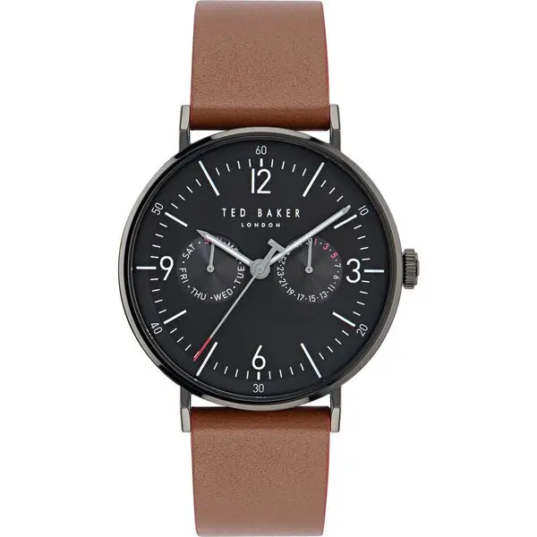 Ted Baker London Phylipa Gents Strap Watch - Brown