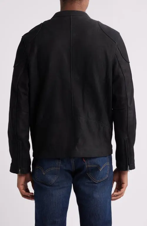 THE FRYE COMPANY Modern Racer Leather Jacket