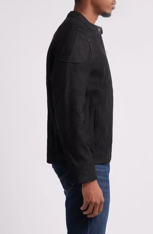 THE FRYE COMPANY Modern Racer Leather Jacket