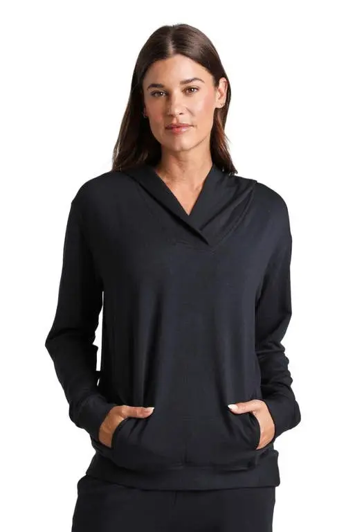 LOSANO Malibu Relaxed Fit Hoodie - Black