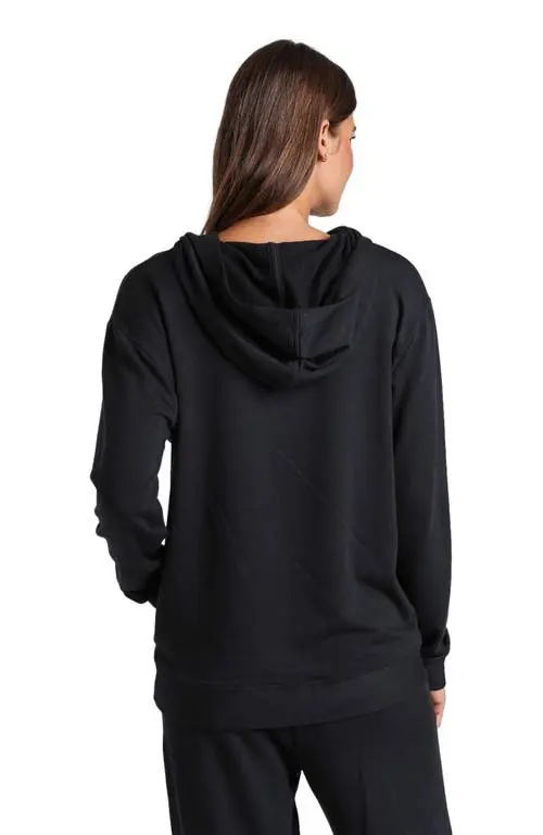 LOSANO Malibu Relaxed Fit Hoodie - Black