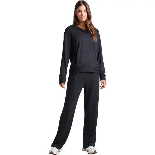 LOSANO Malibu Relaxed Fit Hoodie - Black
