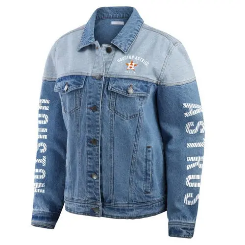 WEAR BY ERIN ANDREWS Houston Astros Full-button Jacket