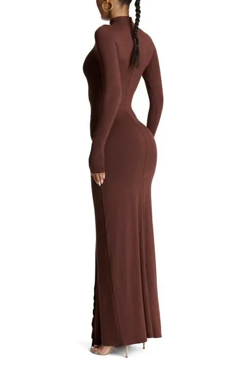 knee length dresses for ladies Long Sleeve Maxi Dress