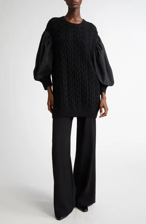 Max Mara Ancella Mixed Media Sweater