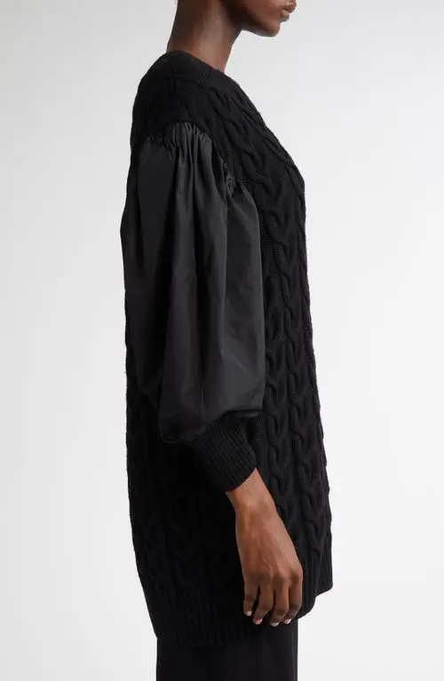 Max Mara Ancella Mixed Media Sweater