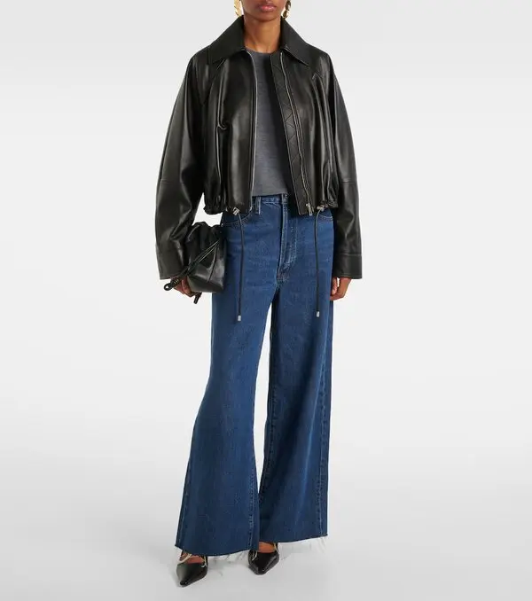 FRAME Le Low Baggy Wide-leg Jeans