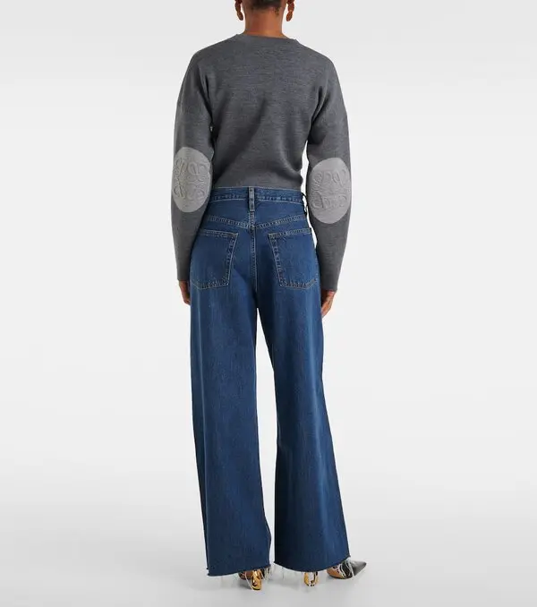 FRAME Le Low Baggy Wide-leg Jeans