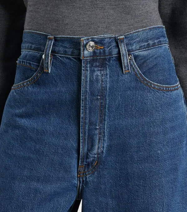 FRAME Le Low Baggy Wide-leg Jeans