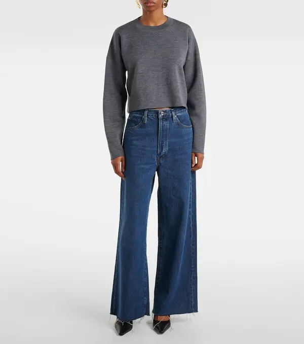 FRAME Le Low Baggy Wide-leg Jeans