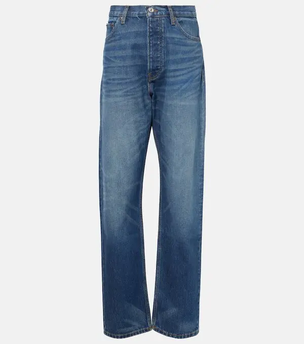 AYA MUSE Faded Straight Leg Jeans